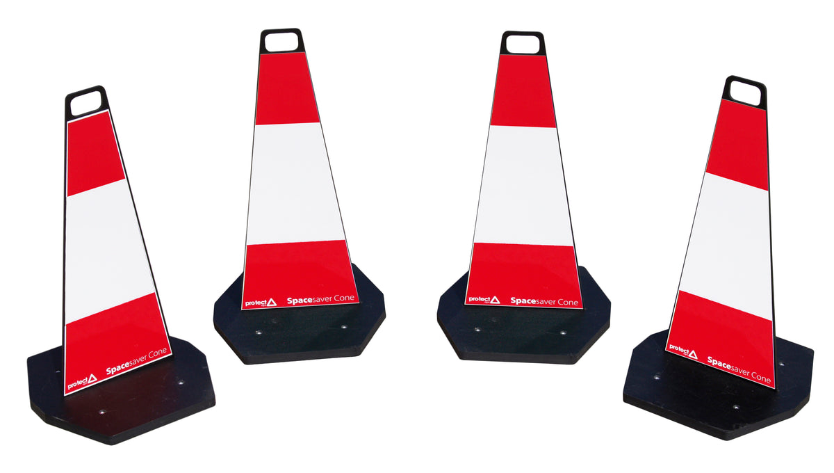 Delineator Cones — Protect Signs