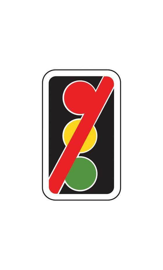 420x700mm Traffic Signals Not in Use - 7019 - Rigid Plastic — Protect Signs