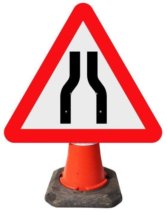 Road Narrows Left/Right - 517 — Protect Signs