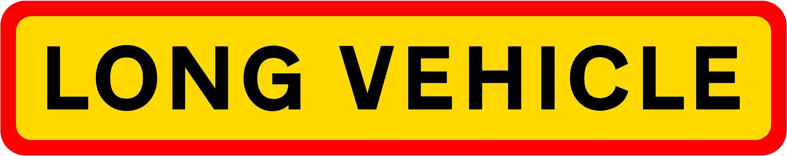 HGV Marker Board - Long Vehicle — Protect Signs