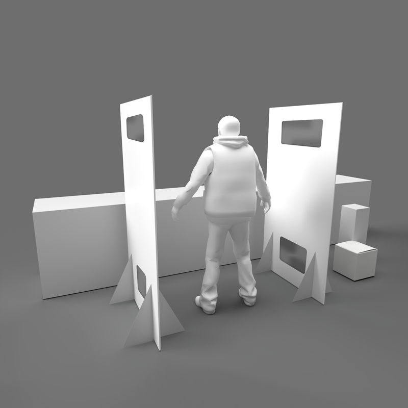 Workstation Partition — Protect Signs