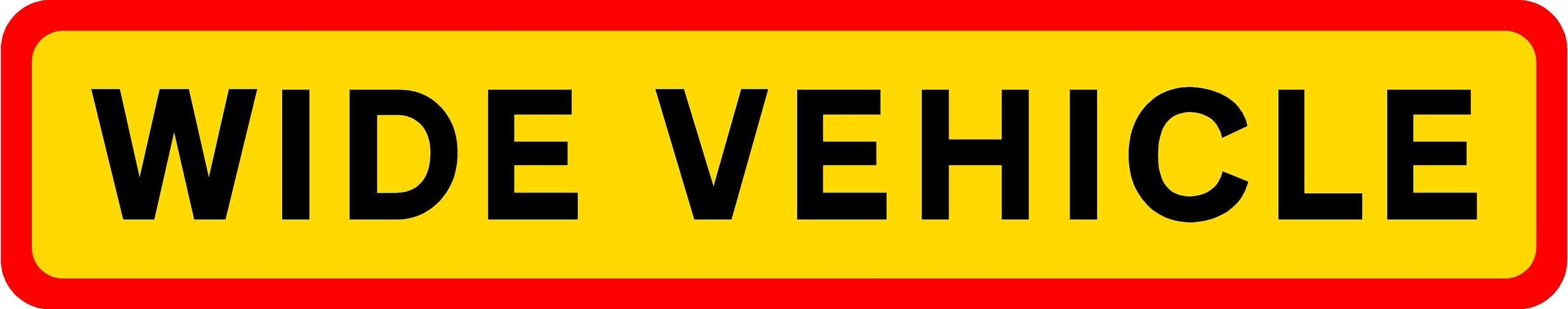 HGV Marker Board - Wide Vehicle — Protect Signs