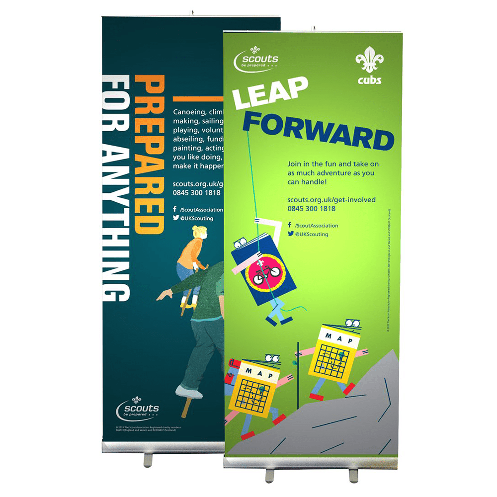 Portable Roll-up Display Banner 800mm x 2000mm — Protect Signs